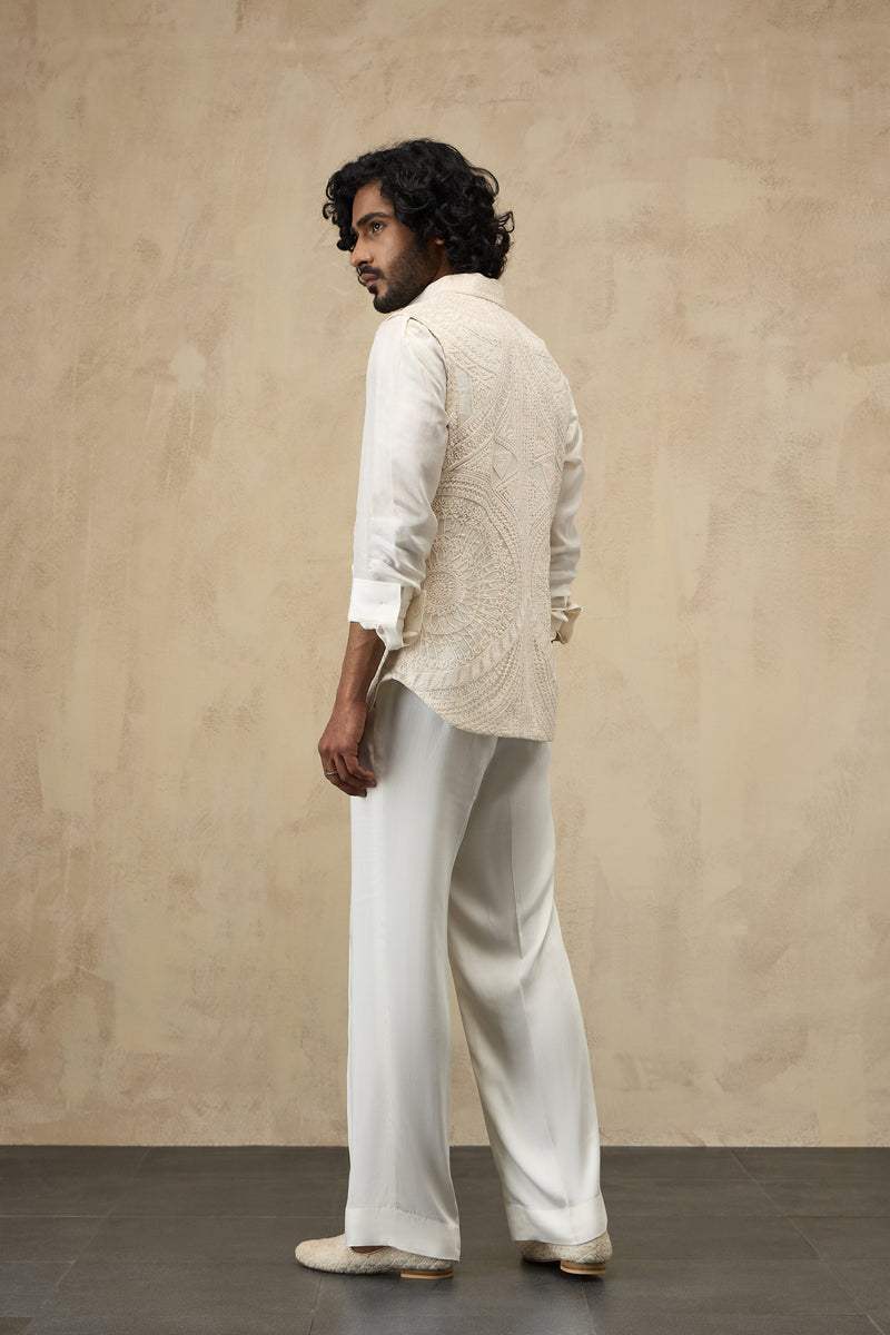 Half Moon Dori Nehru Jacket Set – Arjan Dugal