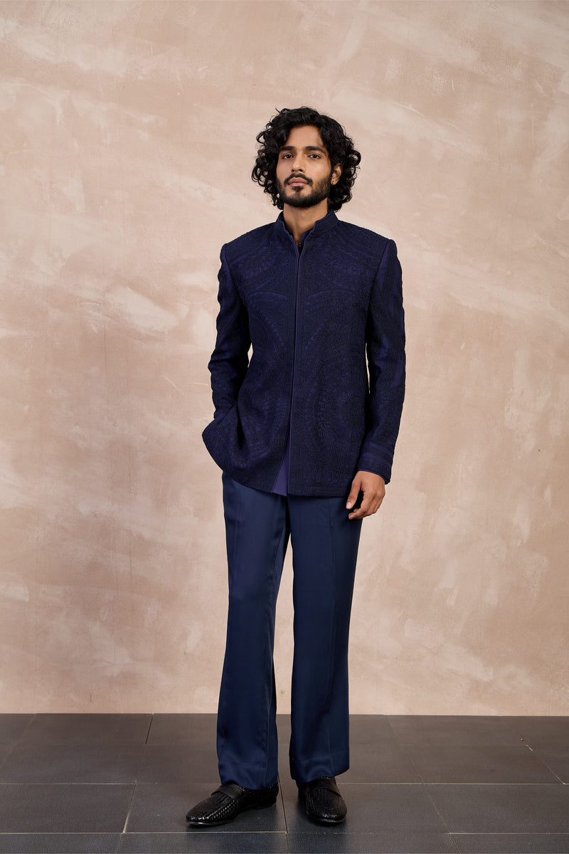 Half Moon Dori Bandhgala Set – Arjan Dugal